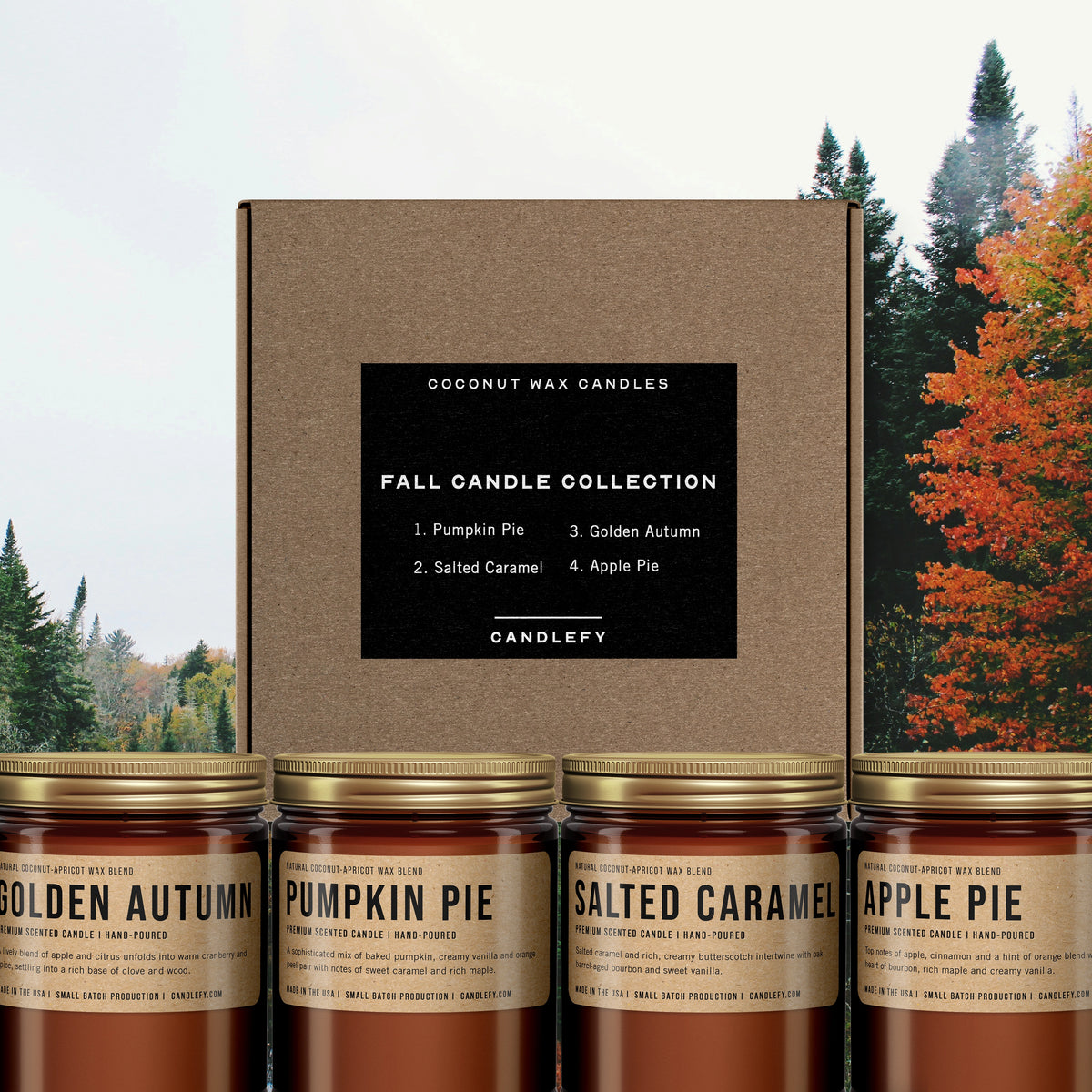 Cozy Fall Scented Candle Collection - Candlefy