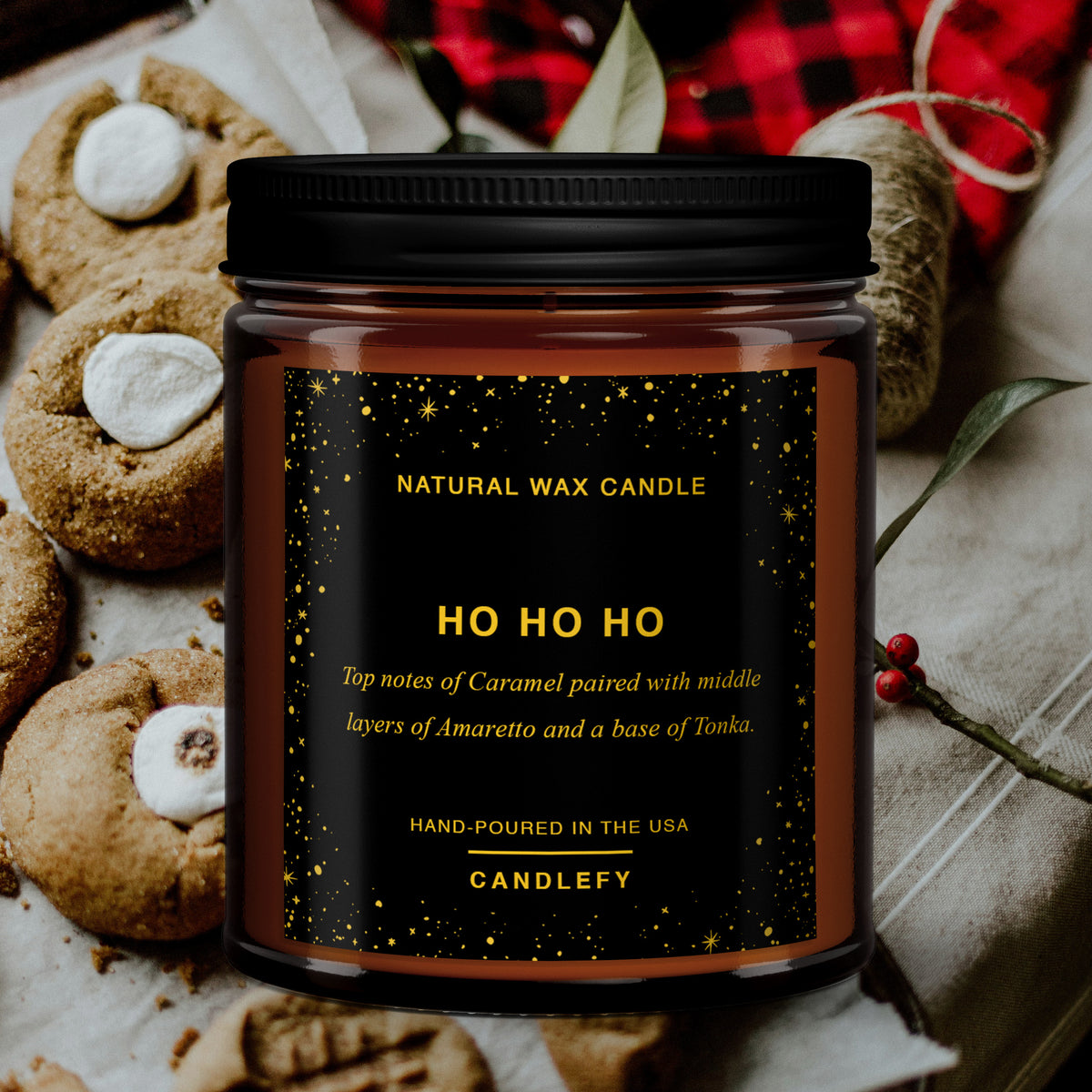 Ho Ho Ho Christmas Candle | Premium Scented Candles – Candlefy