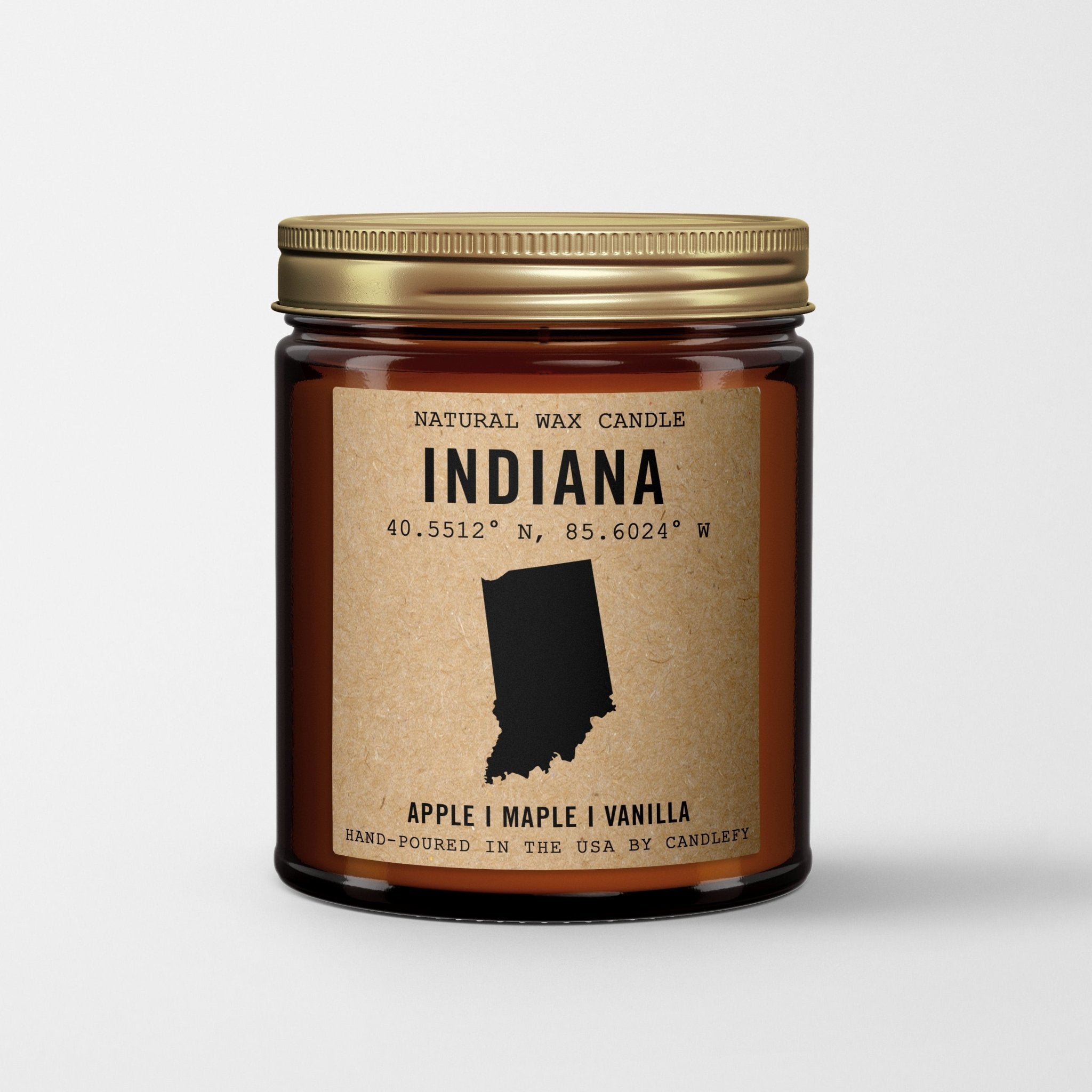 Indiana Scented Candle – State Candle Gift | Candlefy