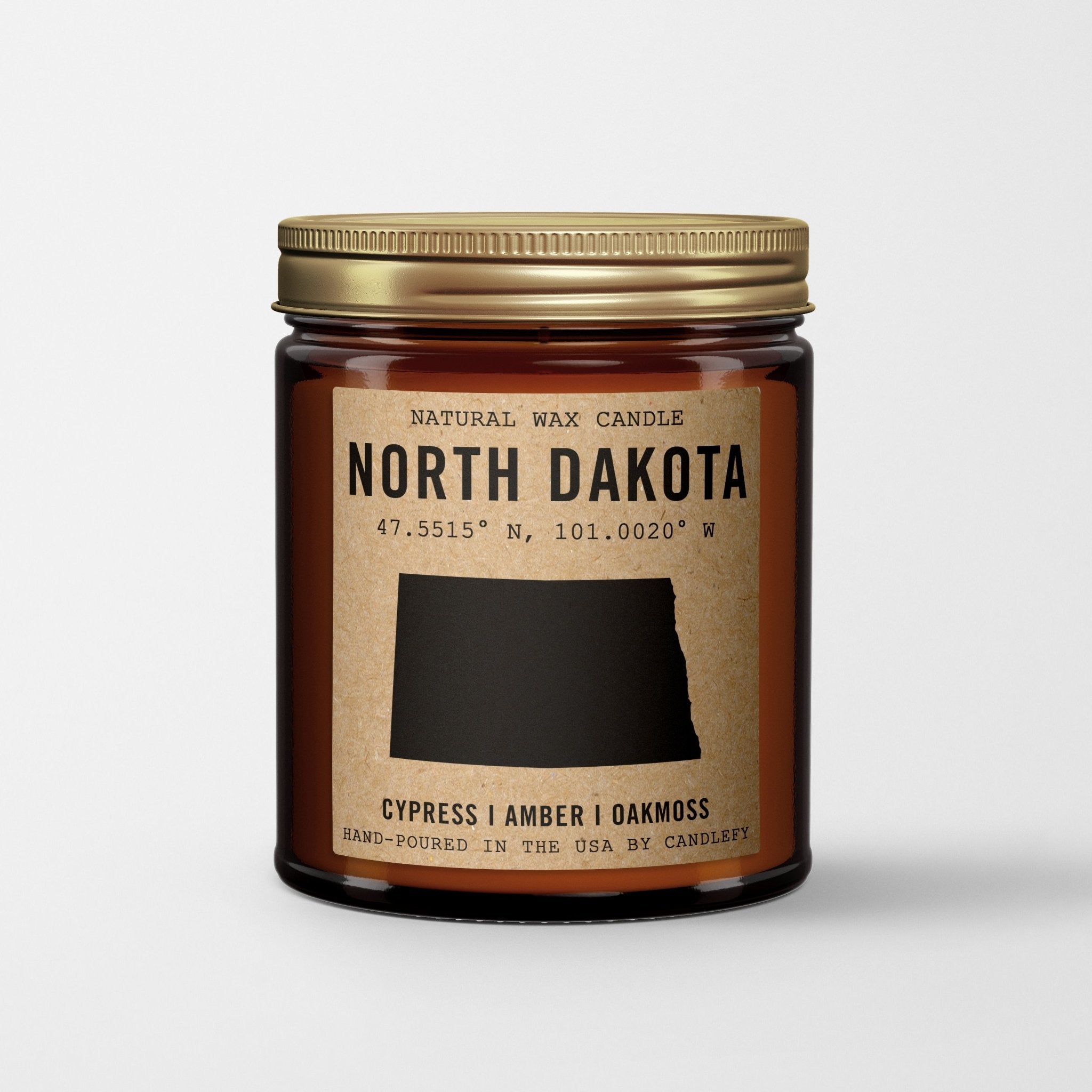 North Dakota Scented Candle – State Candle Gift | Candlefy